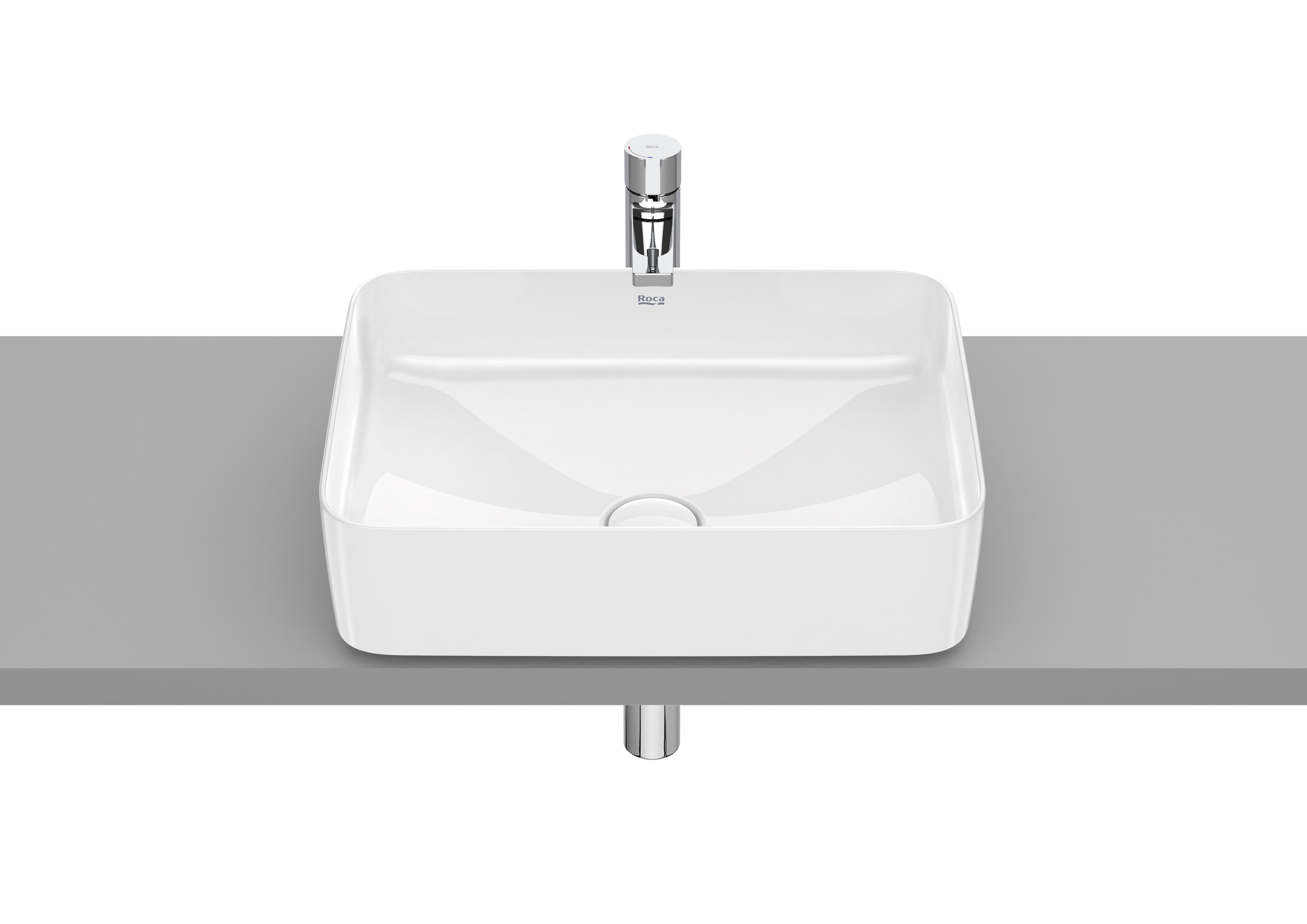 SQUARE - Lavabo de FINECERAMIC® de sobre encimera - Manau