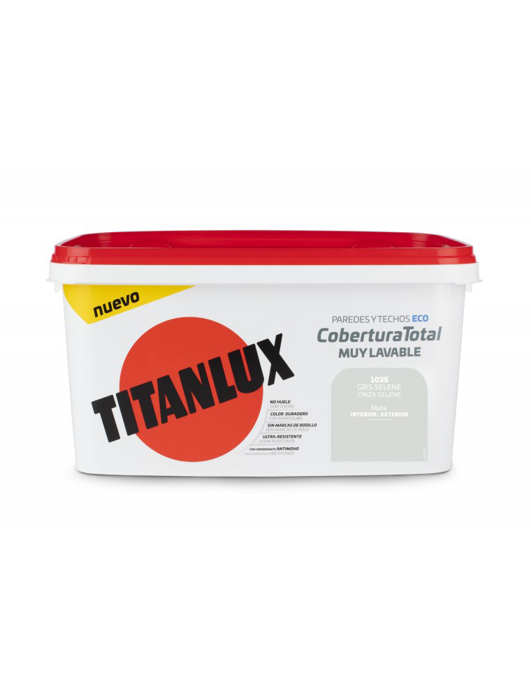 TITAN cobertura total 4l gris selene TITANLUX - Manau