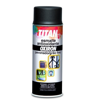 TITAN spray oxiron pav gris acero 400 ml TITANLUX - Manau