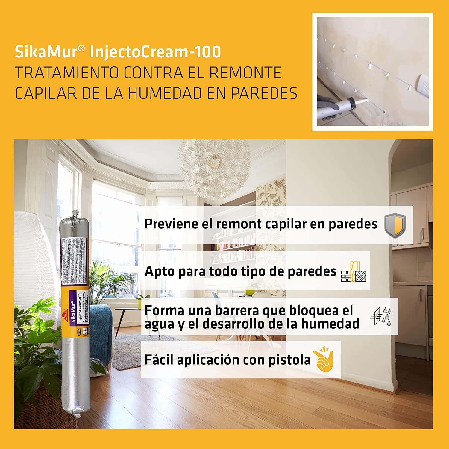 Sikamur injecto Cream 100 salch 600 SIKA - Manau