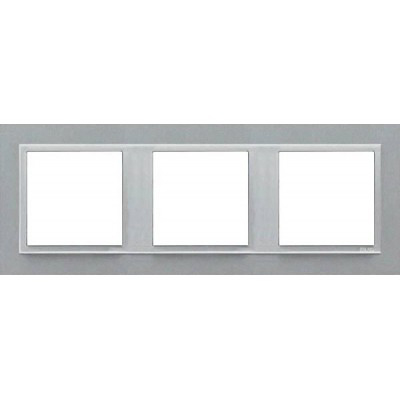 Logus 90 Marco triple aluminio/aluminio EFAPEL - Manau