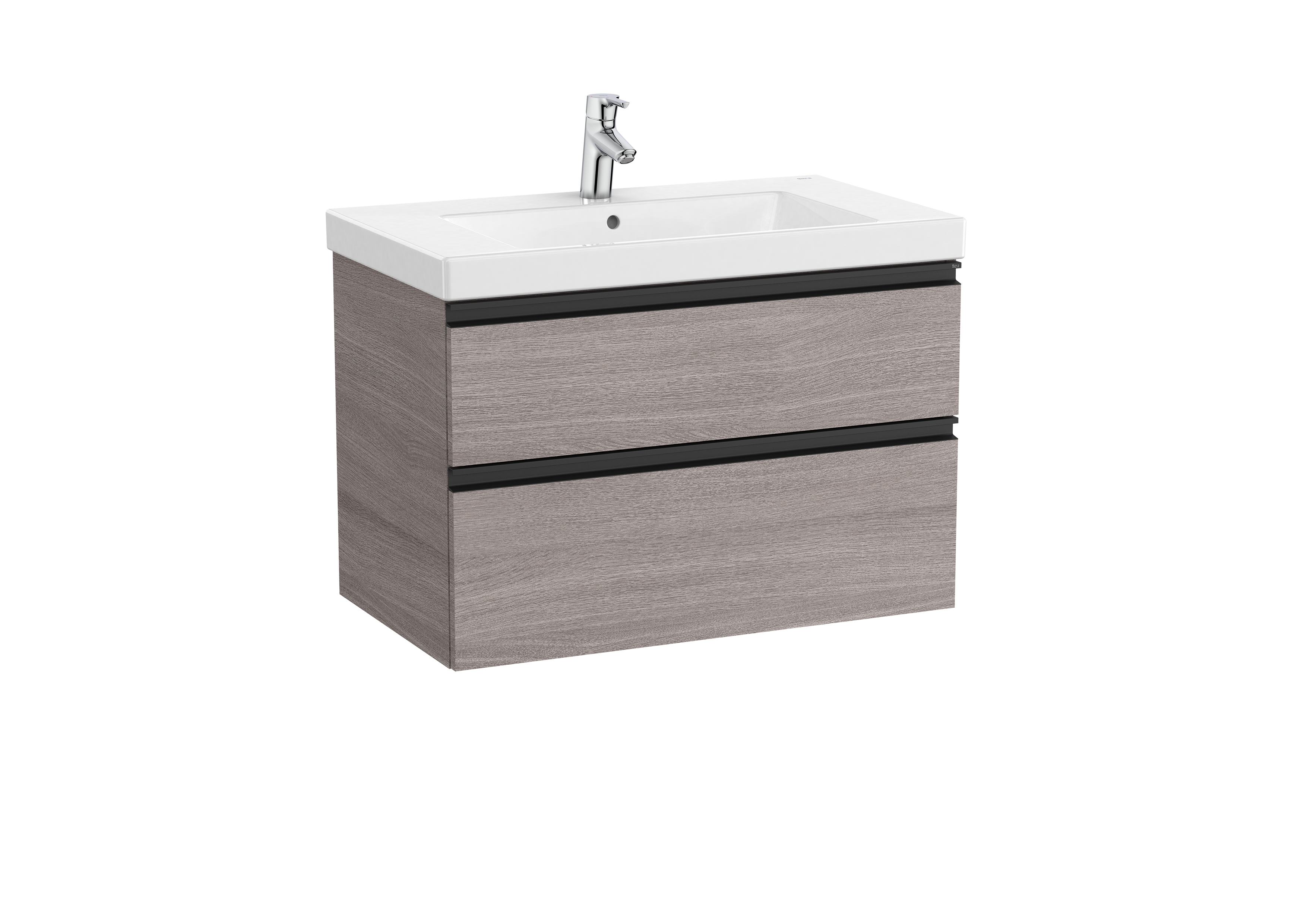 Unik (mueble base de dos cajones y lavabo) - Manau